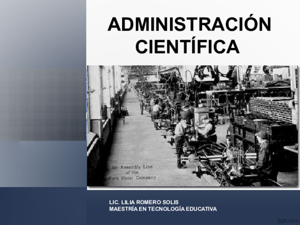 (PPT) ADMON CIENTÍFICA