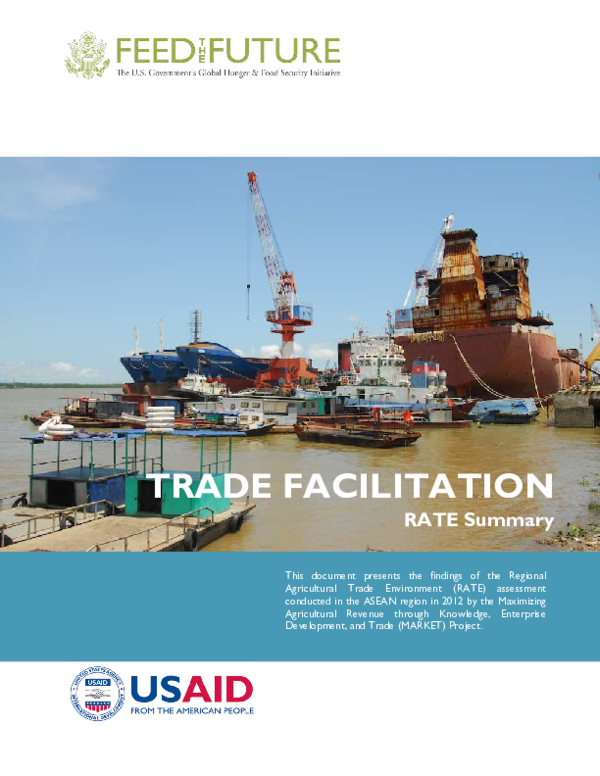 (PDF) TRADE FACILITATION RATE Summary