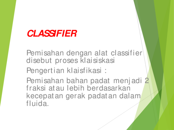 (PDF) CLASSIFIER