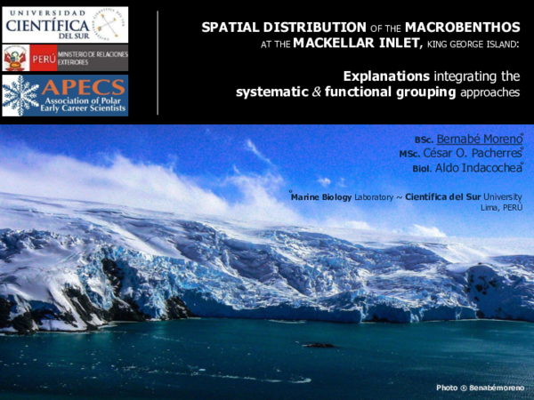 Pdf Spatial Distribution Of The Macrobenthos At The Mackellar Inlet