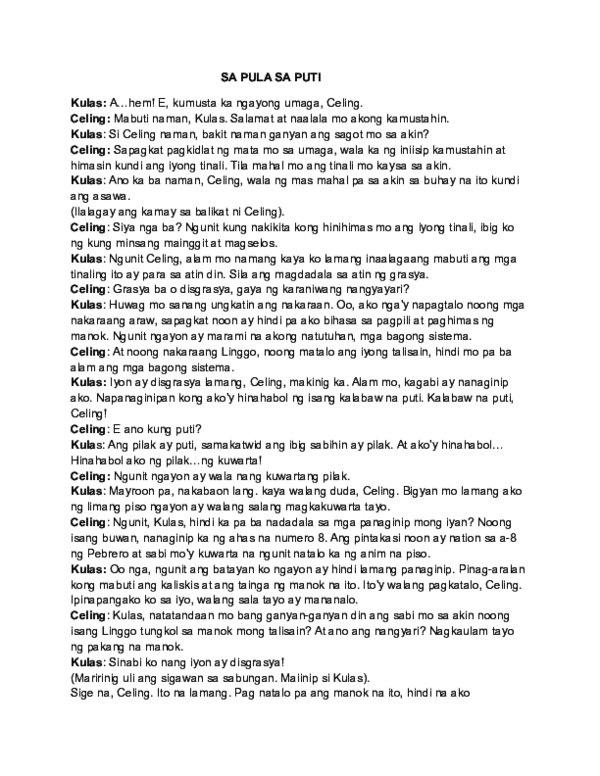 (DOC) SA PULA SA PUTI DULA