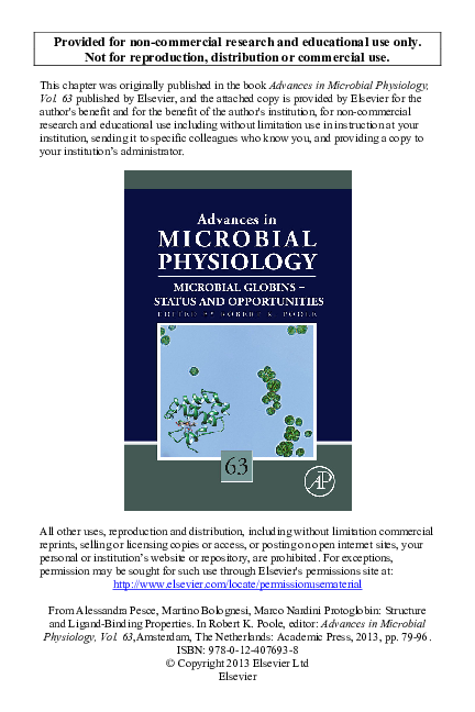 (PDF) Protoglobin | Alessandra Pesce - Academia.edu
