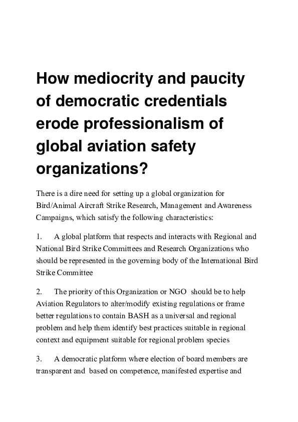 (DOC) How mediocrity and paucity of democratic credentials erode ...