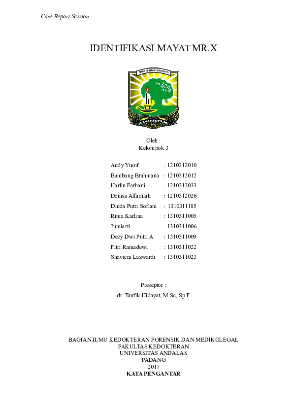 (DOC) 186695539-Contoh-Visum-et-Repertum-Luka-Tembak | Joko Wibowo ...