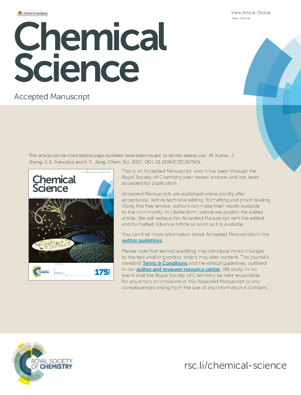 (PDF) Criegee Intermediate-Hydrogen Sulfide Chemistry at the Air/Water ...