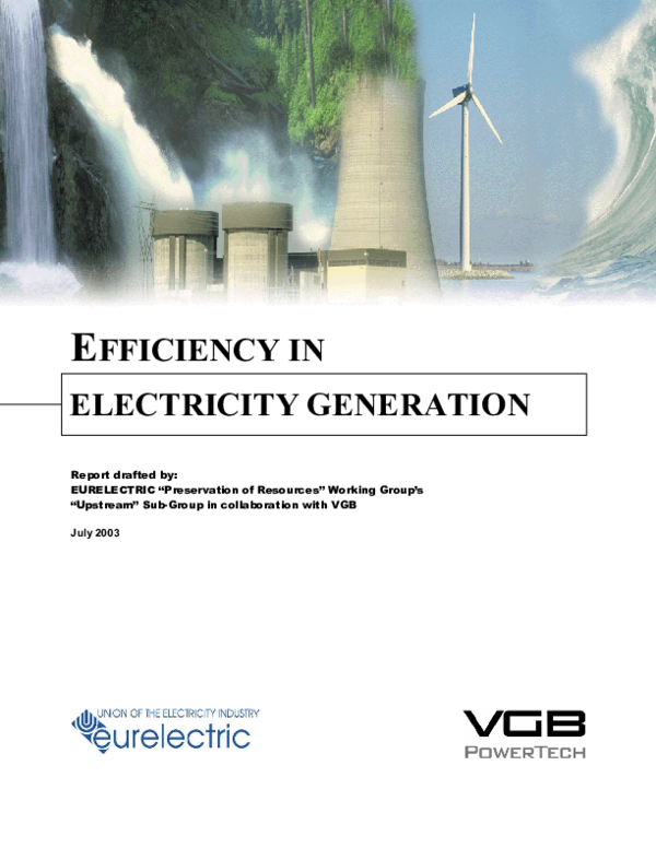 (PDF) ELECTRICITY GENERATION