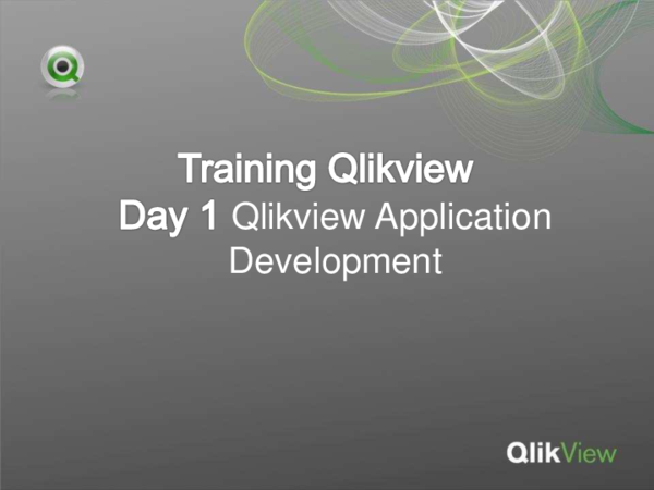 (PDF) Qlikview Application Development