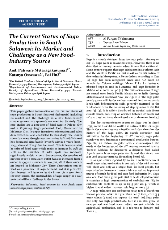 (PDF) International Journal Sustainable Future for Human Security The ...