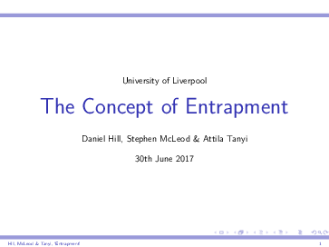 (PDF) The Concept of Entrapment