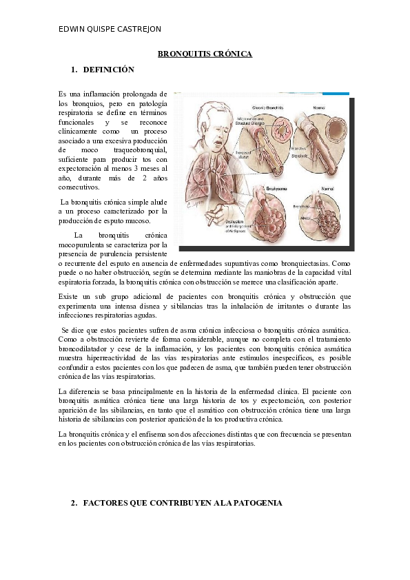 (DOC) BRONQUITIS CRÓNICA
