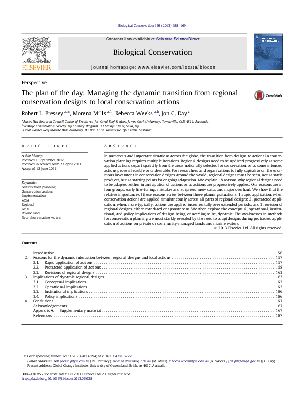 (PDF) The plan of the day: Managing the dynamic transition from ...