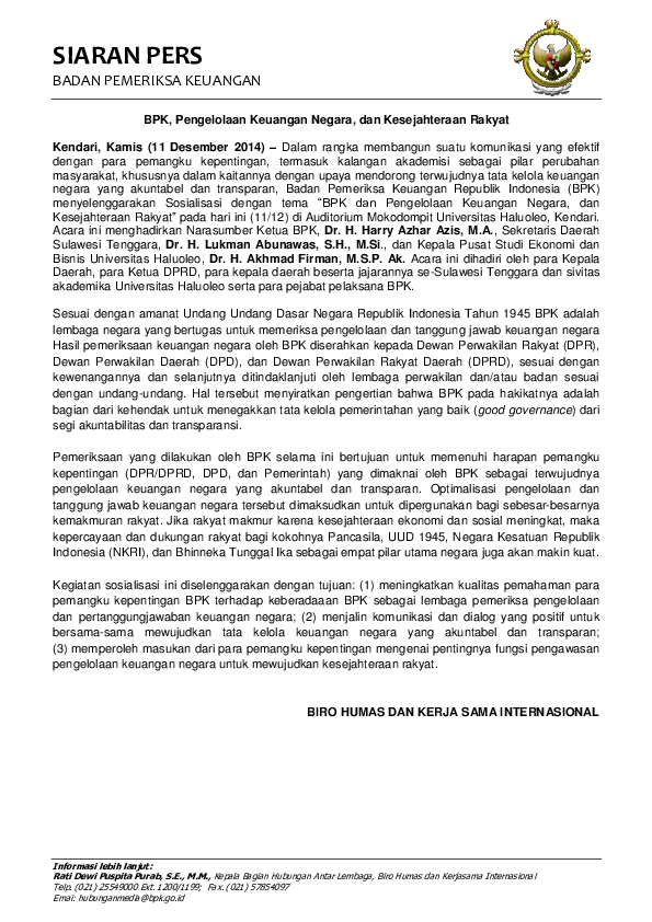 (PDF) SIARAN PERS