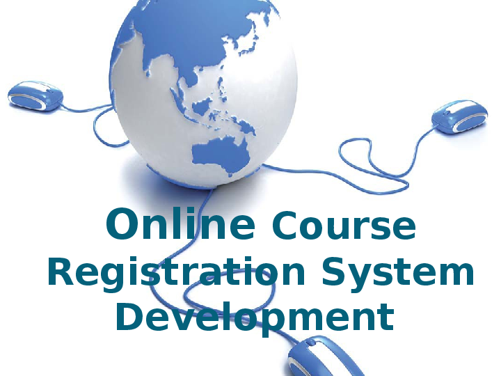 (PPT) Online Course Registration System Development Software ...