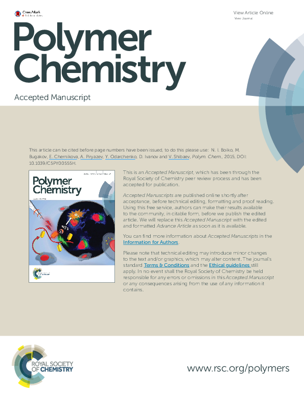 Pdf Synthesis Of Side Chain Liquid Crystal Polymers By Living Ring Opening Metathesis