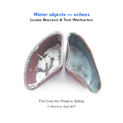 (PDF) Water objects — echoes: Louise Boscacci & Toni Warburton (2017)