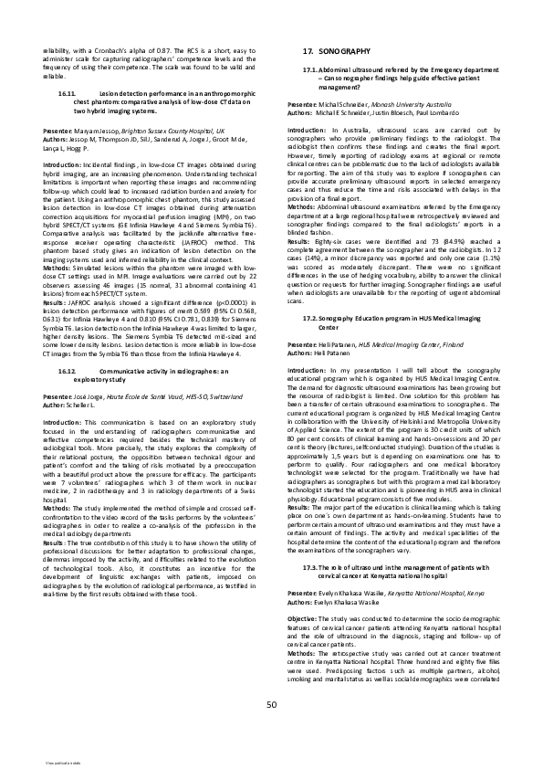 Pdf Lesion Detection Performance In An Anthropomorphic Chest Phantom