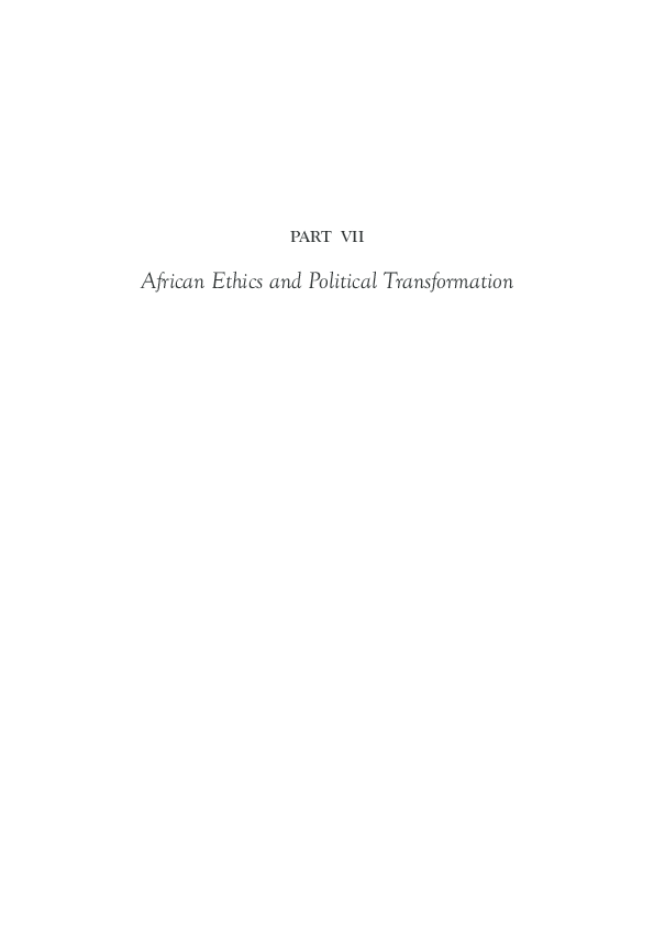 (PDF) African Moral Theory and Public Governance: Nepotism, Affirmative ...