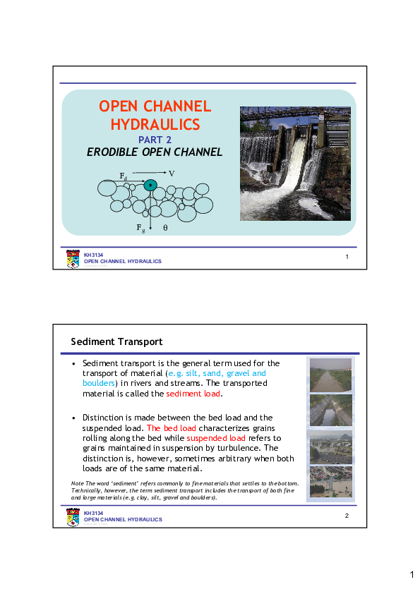 (PDF) OPEN CHANNEL HYDRAULICS PART 2