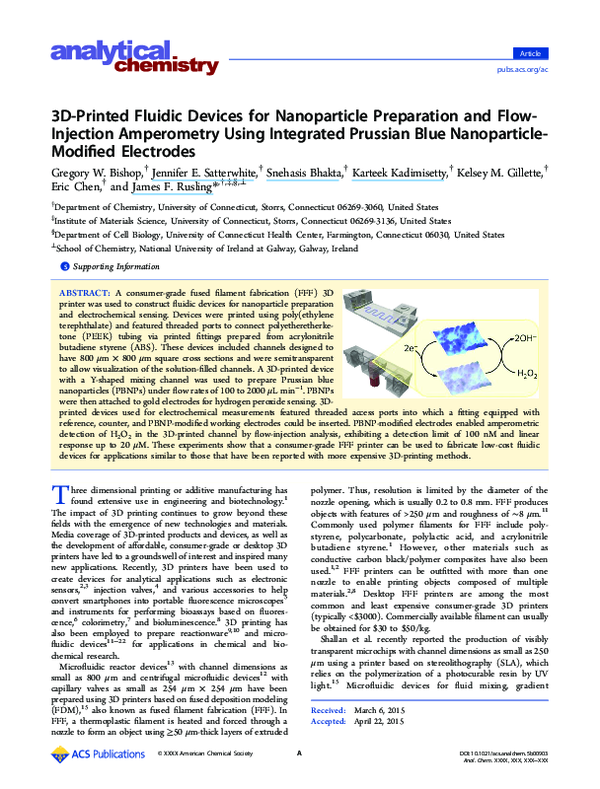 Pdf 3d Printed Fluidic Devices For Nanoparticle Preparation And Flow Injection Amperometry
