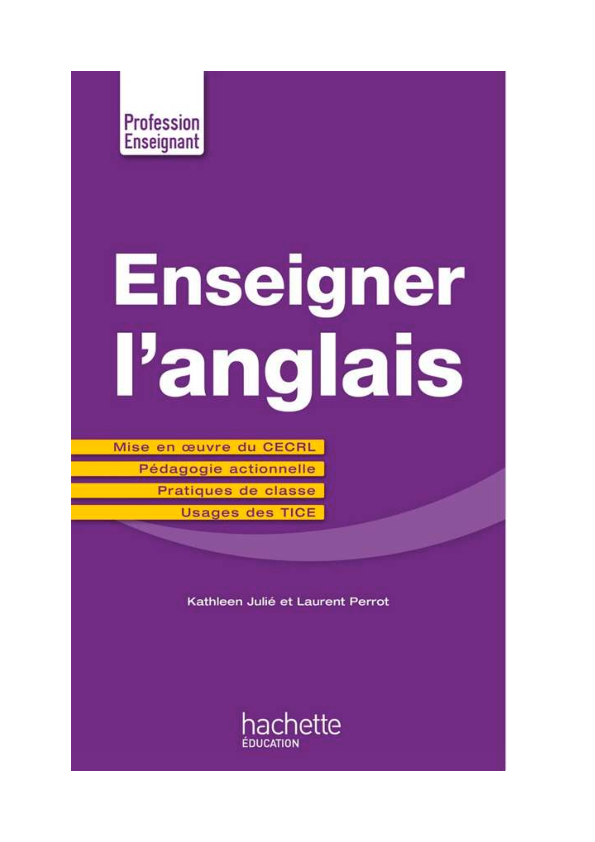 (PDF) Enseigner l'anglais Julié/Perrot 2008