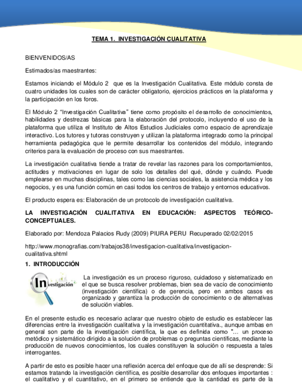 (PDF) TEMA 1. INVESTIGACIÓN CUALITATIVA