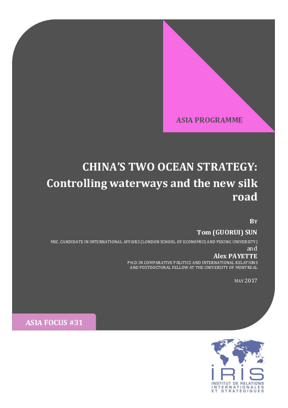 (PDF) CHINA'S TWO OCEAN STRATEGY: Controlling waterways and the new ...