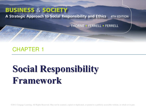 (PDF) Social Responsibility Framework