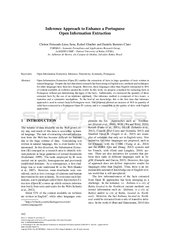 (PDF) Inference Approach to Enhance a Portuguese Open Information ...