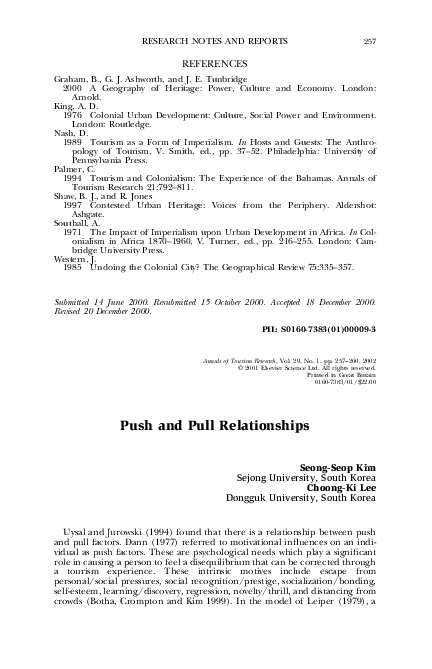 (PDF) Push and Pull Relationships