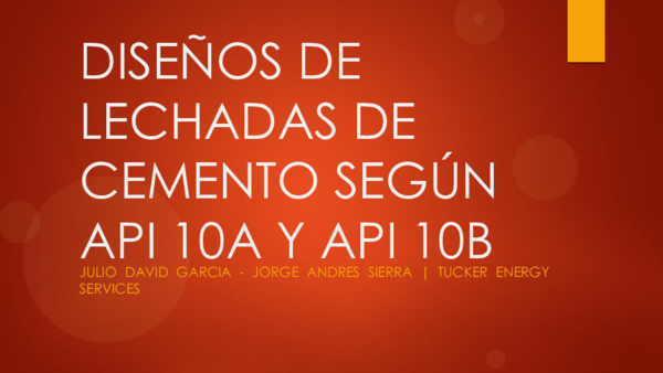 (PDF) DISEÑOS DE LECHADAS DE CEMENTO SEGÚN API 10A Y API 10B