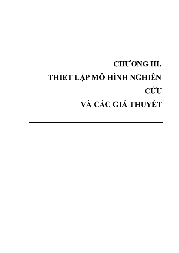(DOC) CH NG III. C U VÀ CÁC GI THUY T