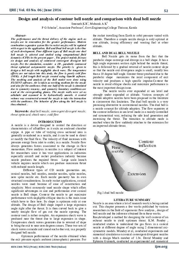 (PDF) 30625-Design and analysis of contour bell nozzle and comparison with dual bell nozzle.pdf