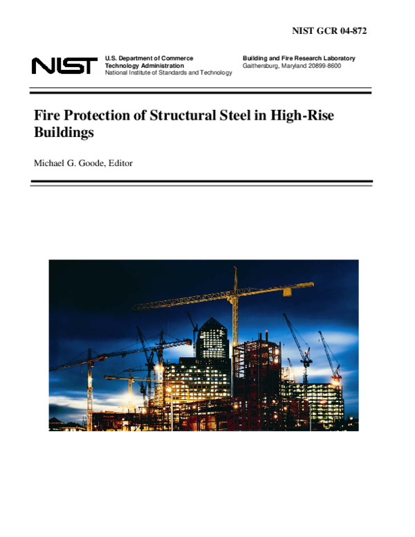 (PDF) Fire Protection of Structural Steel in High-Rise Buildings