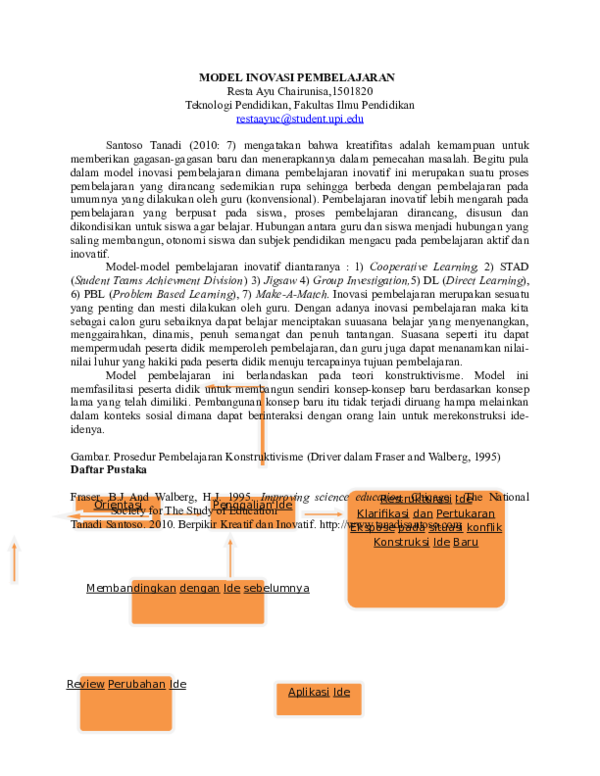 (DOC) MODEL INOVASI PEMBELAJARAN