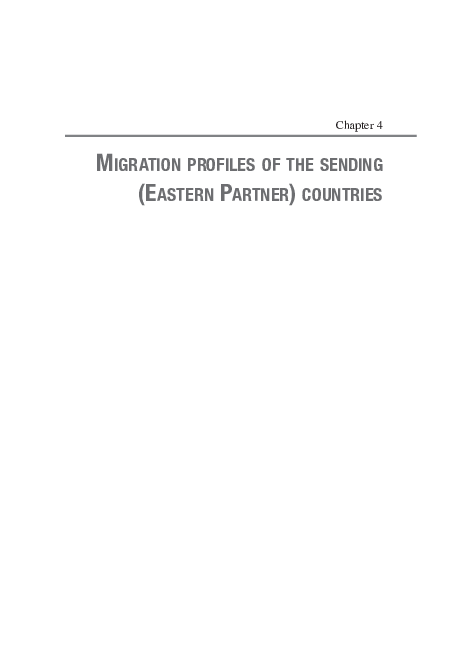 (PDF) Migration profiles of the sending (eastern partner) countries