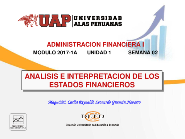 (PDF) ANALISIS E INTERPRETACION DE LOS ESTADOS FINANCIEROS ADMINISTRACION FINANCIERA I MODULO ...