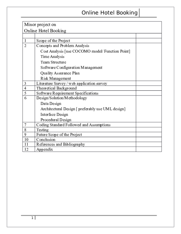 (DOC) Online hotel booking system