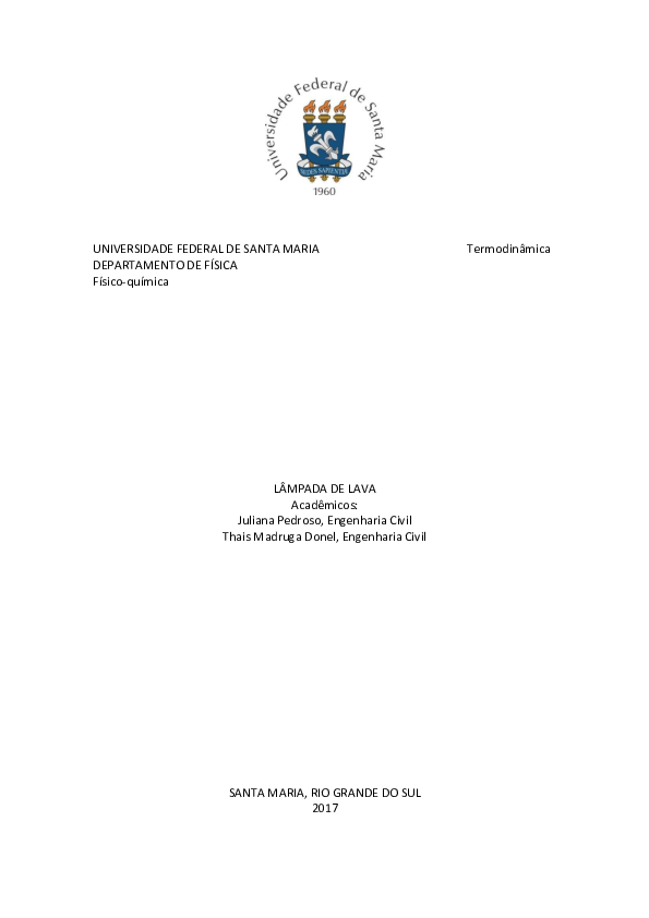 (PDF) UNIVERSIDADE FEDERAL DE SANTA MARIA