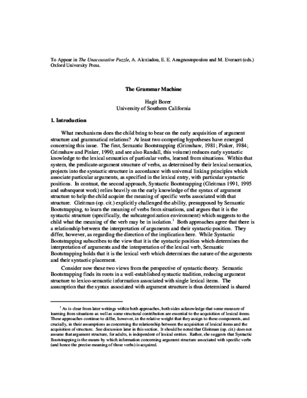 (PDF) The Grammar Machine