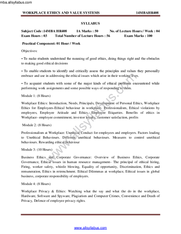 how to promote ethical behavior in the workplace pdf