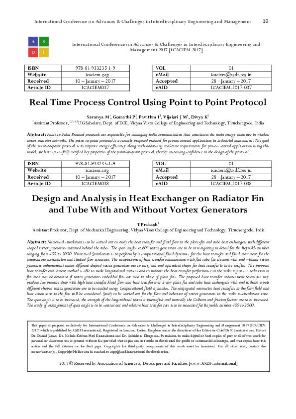 (PDF) Real Time Process Control Using Point to Point Protocol