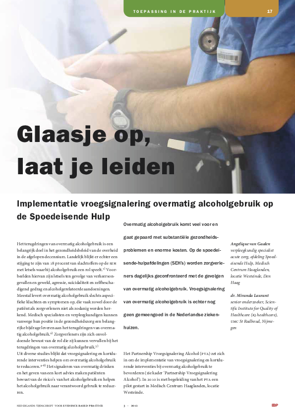 (PDF) Glaasje op, laat je leiden | Miranda Laurant - Academia.edu