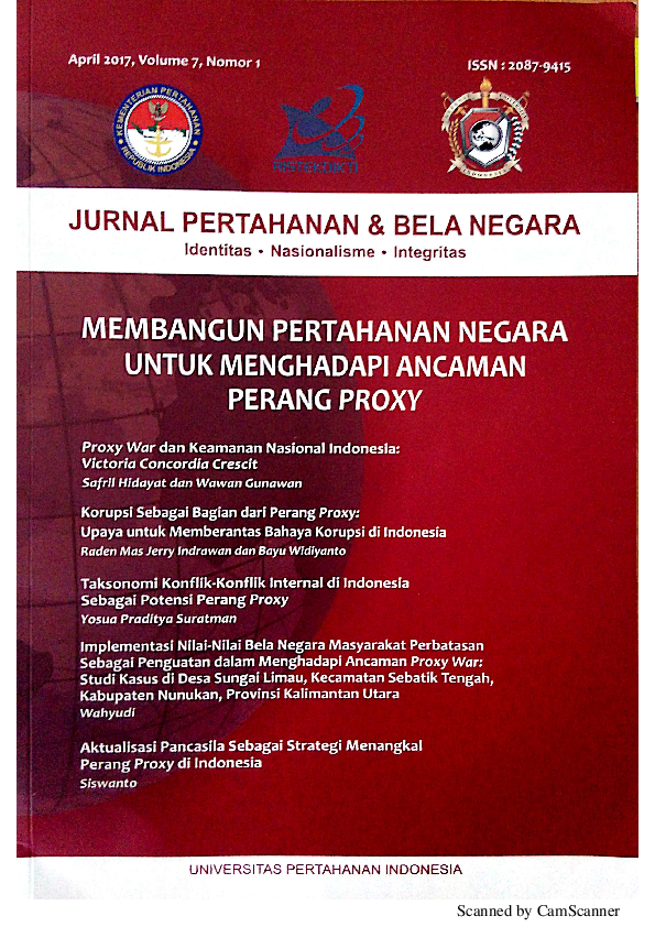 (PDF) Taksonomi Konflik-Konflik Internal di Indonesia Sebagai Potensi ...