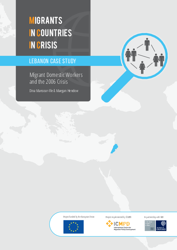 (PDF) Migrant Domestic Workers and the 2006 Crisis: Migrants in ...