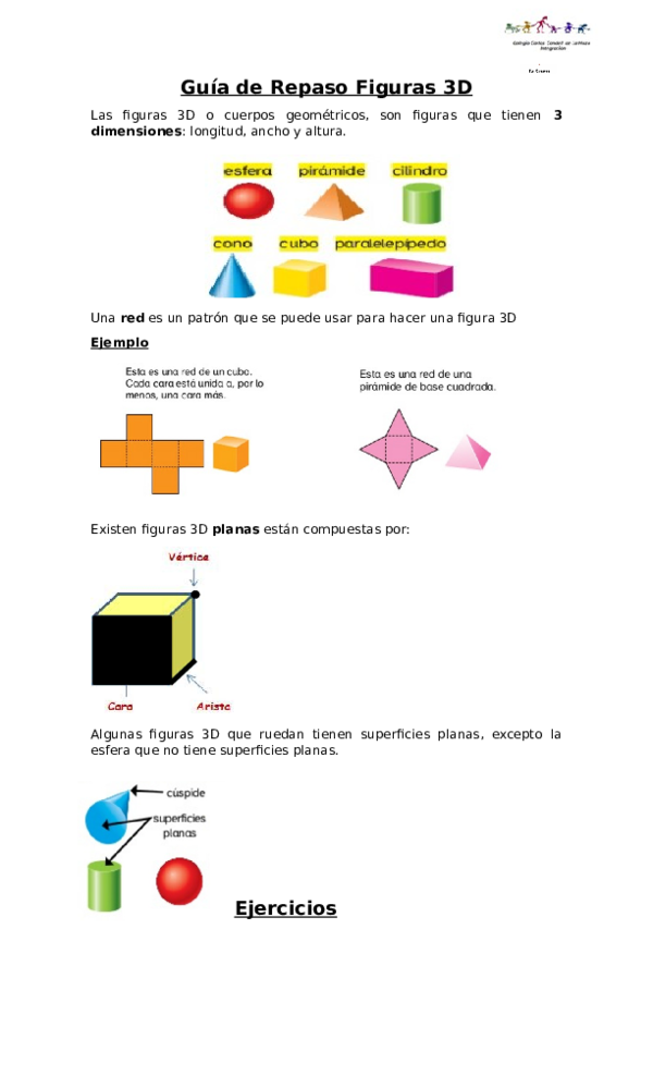 (DOC) Guía de Repaso Figuras 3D