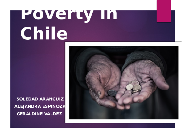(PPT) Poverty in chile