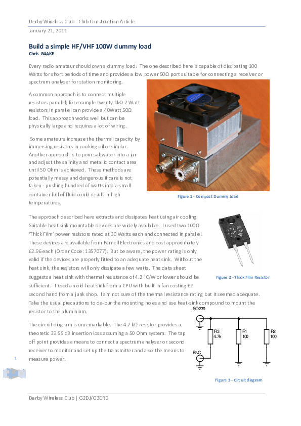 (PDF) Derby Wireless Club -Club Construction Article Build a simple HF ...
