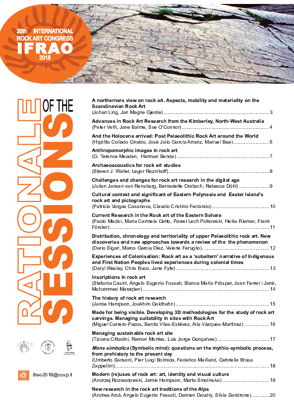 (PDF) Call for Paper IFRAO 2018 - Rationale of the sessions