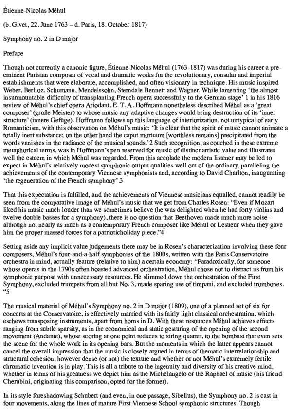 Etienne Nicolas MEHUL