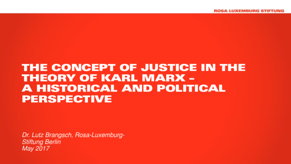 (PDF) THE CONCEPT OF JUSTICE IN THE THEORY OF KARL MARX – A HISTORICAL ...